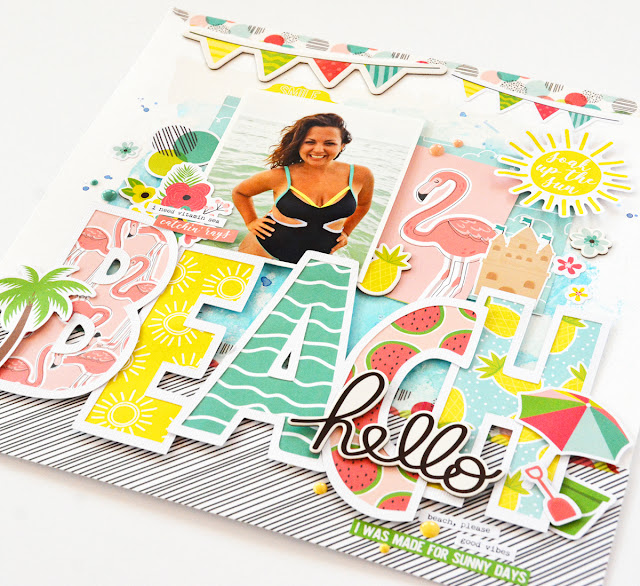 One Scrap at a Time: Hello Beach - Simple Stories