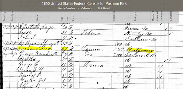 Uwharrie Roots: Parham Kirk