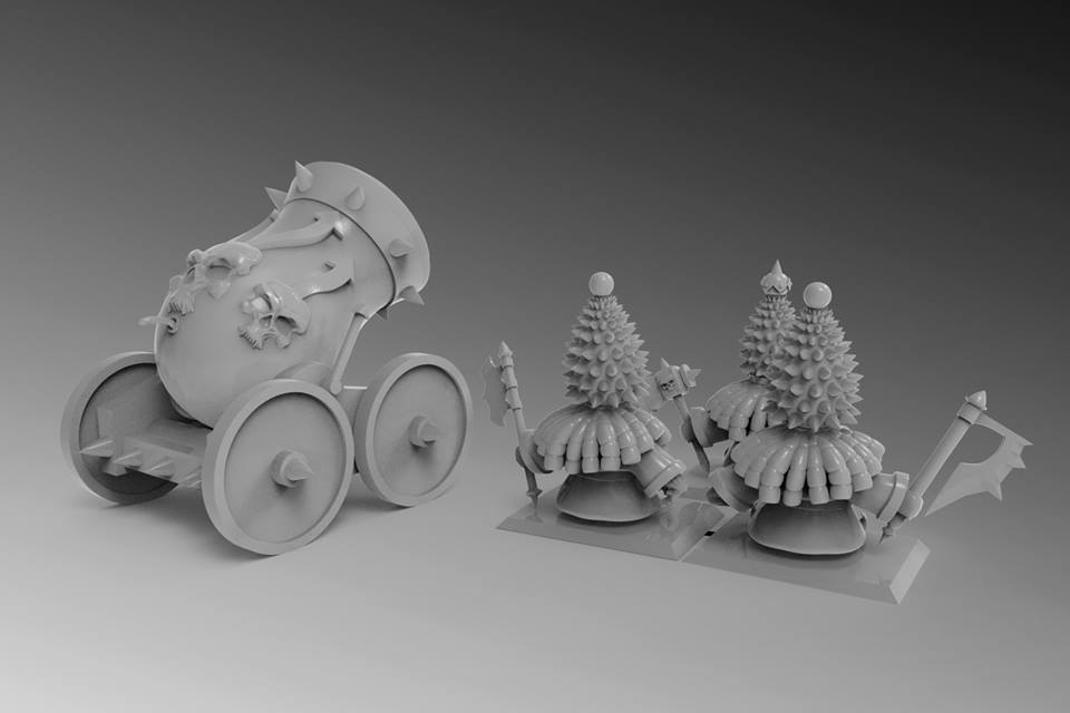 10mm Wargaming: New 10mm Demon Dwarfs from Dancing Yak Miniatures