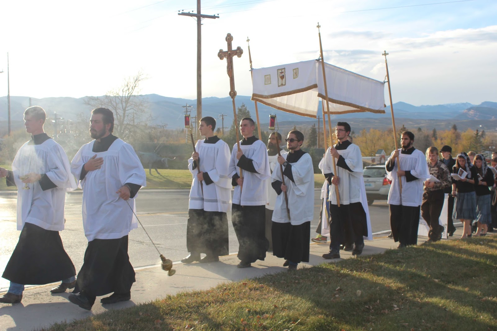 New Liturgical Movement: Eucharistic Procession for All Saints and Mass ...