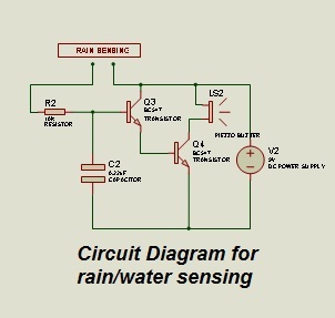 12+ Rain Alarm Circuit Using Bc547 | Robhosking Diagram