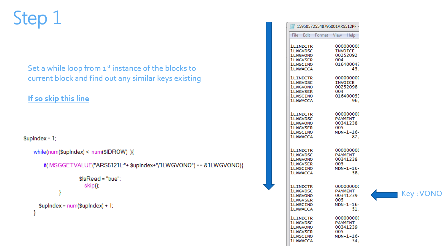 { Life Between Curly Brackets }: How to group un sorted lines in two steps