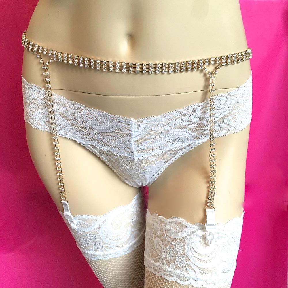 Y18070103 Rhinestone Lingerie Rhinestone Bra Straps Rhinestone