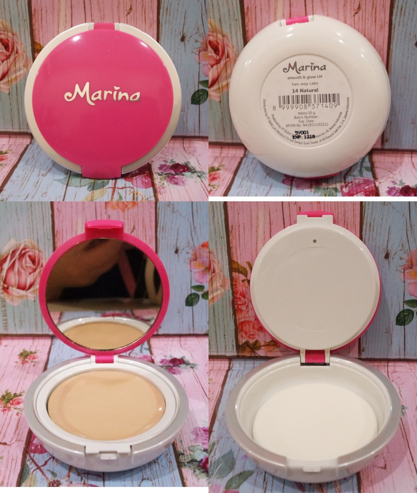 Review : Marina Smooth and Glow UV Two Way Cake, BB Cream and Compact ...