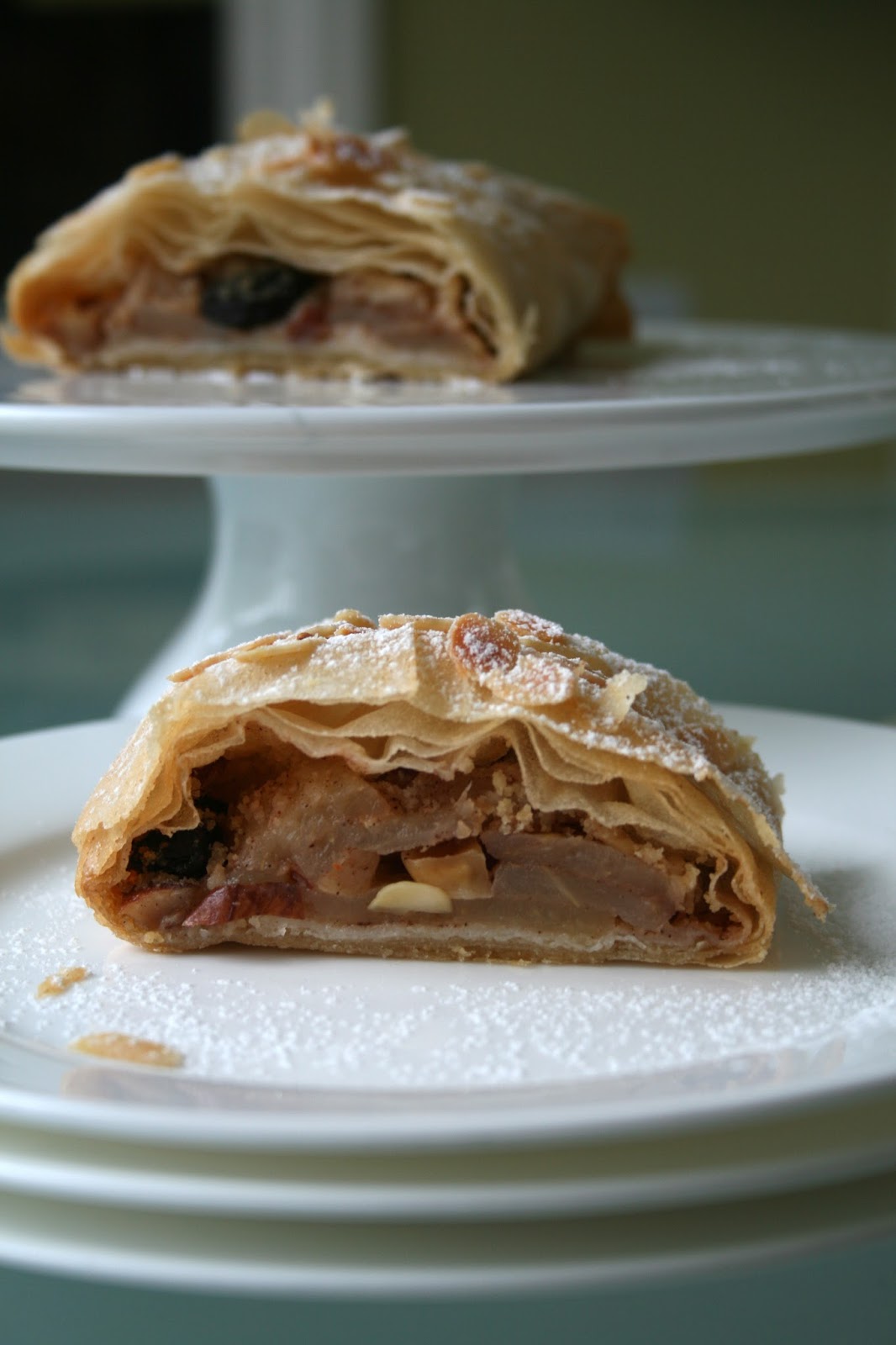 Apfelstrudel met brickdeeg - Hap en Tap