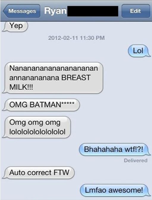 The crazy stuff: Funny worst auto correct fails