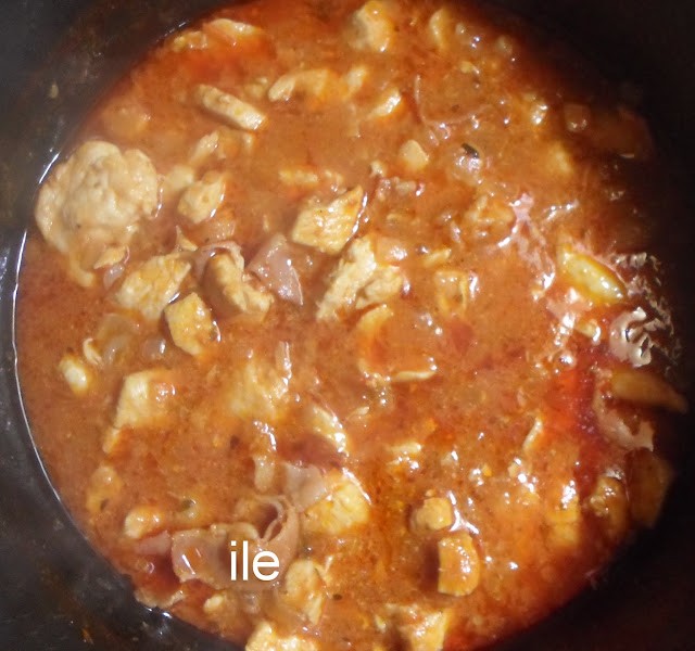 Salsa de pollo para acompañar pastas - La cocina de ile