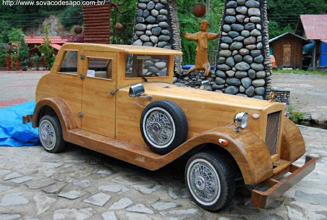 10 incríveis carros feitos de madeira | Sovaco de Sapo
