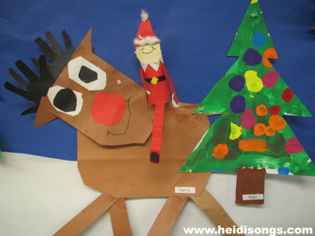 An Elf on the Shelf Art Project- and a Round Up of Holiday Freebies!