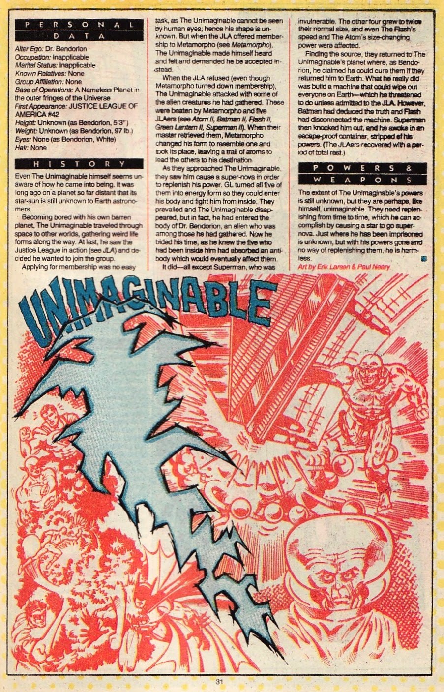 Supergirl Comic Box Commentary: Who's Who: Ultra The Multi-Alien & The ...