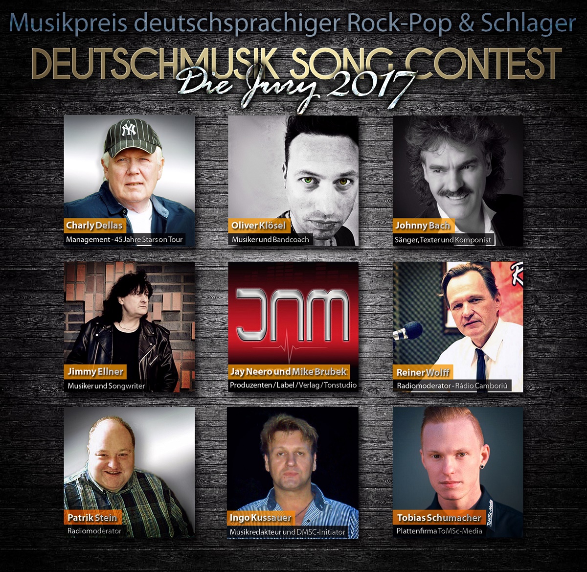 Preis für deutsche Musik: Die Deutschmusik-Song-Contest-Jury 2017 steht ...