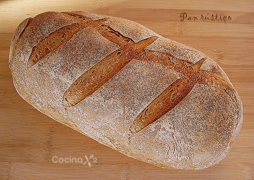 Cocinax2. Las recetas de Laurita.: Pan rústico
