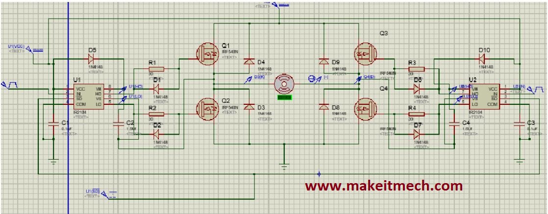 labwire: Motor Driver circuit L298 and IR2104 motor driver circuits ...