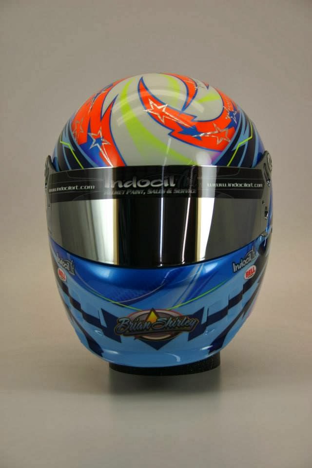 Racing Helmets Garage: Bell GTX.2 B.Shirley 2014 by Indocil Art