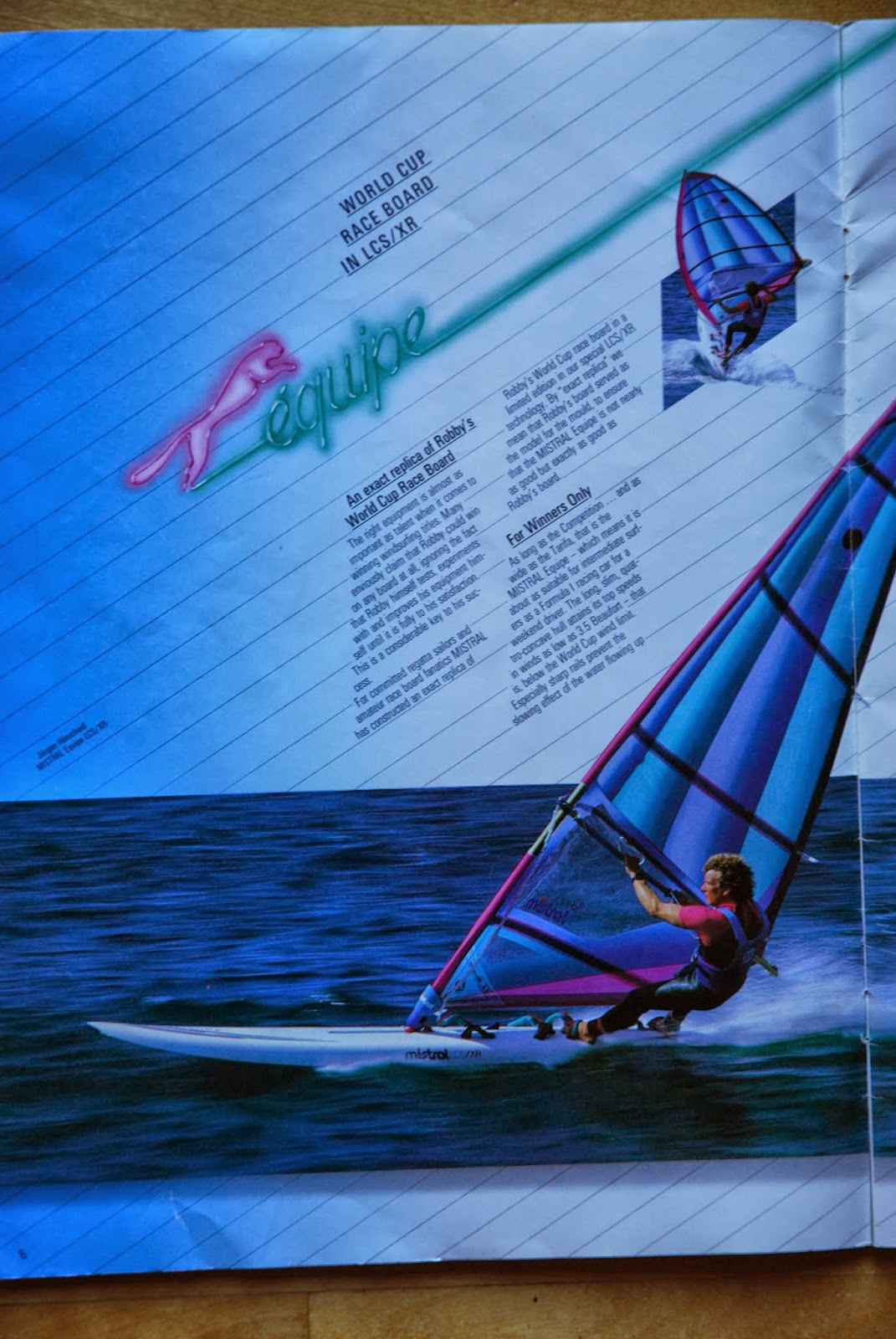 "average joe" windsurfing blog: Mistral Equipe I LCS-XR
