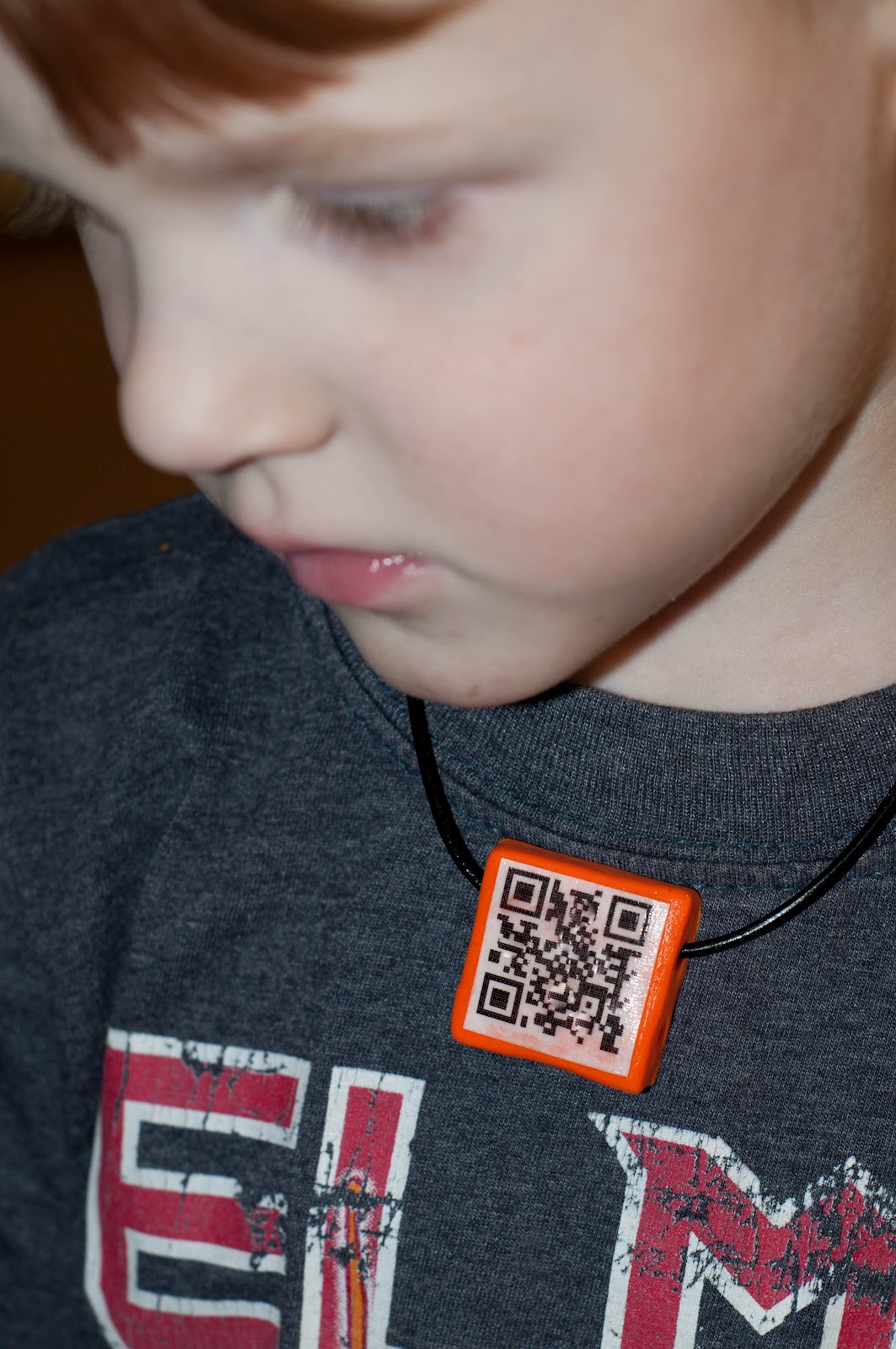 Scattered Musings: Q-Are-You?, Child Info Tag