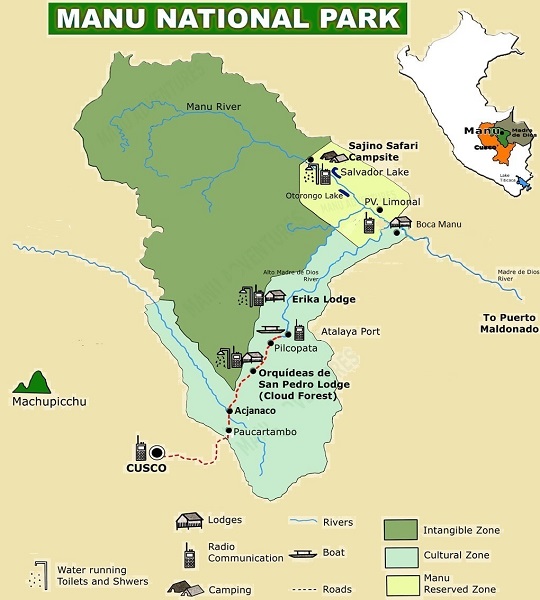 Perú, paraíso de las aves: Parque Nacional del Manu, Reserva de aves