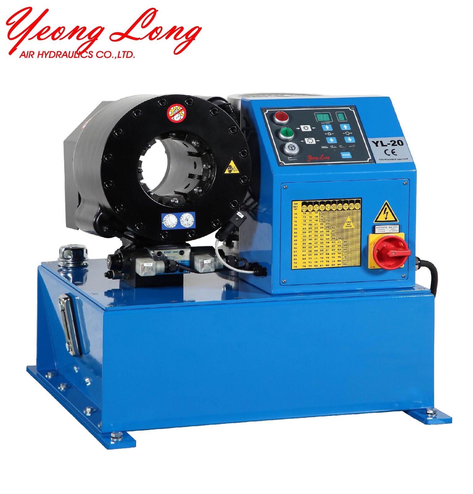 Yeong Long Hydraulic Crimping Machines : Crimping Machine YL-20