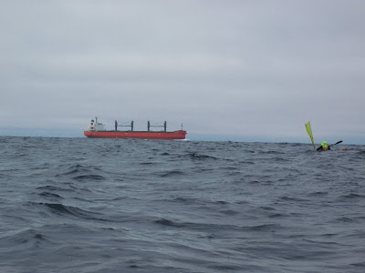 Kayaks across Bass Strait: Hogan Island