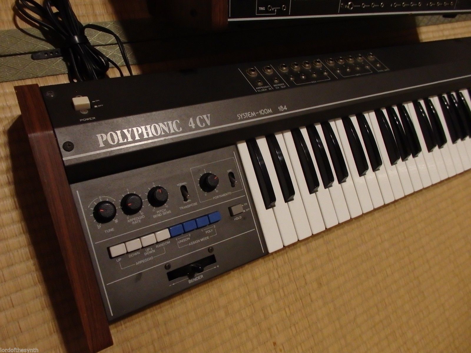 MATRIXSYNTH: ROLAND SYSTEM 100M with Polyphonic 4 CV 184 Keyboard ...