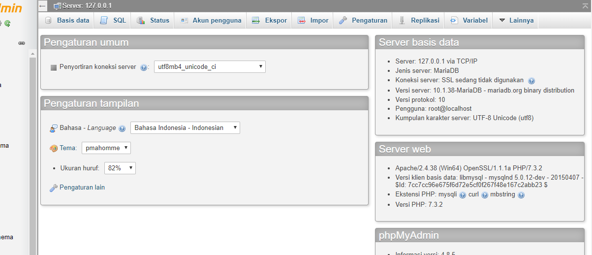 MySQL : Pengolahan Data Dengan PhpMyAdmin - Rull | Learn and Share