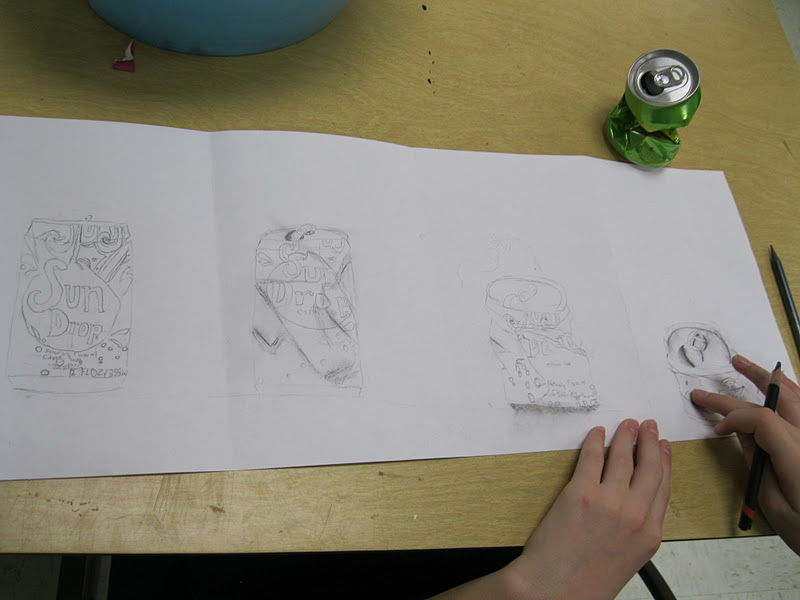 The Art Room at The Falcon Academy of Creative Arts: 6th grade art