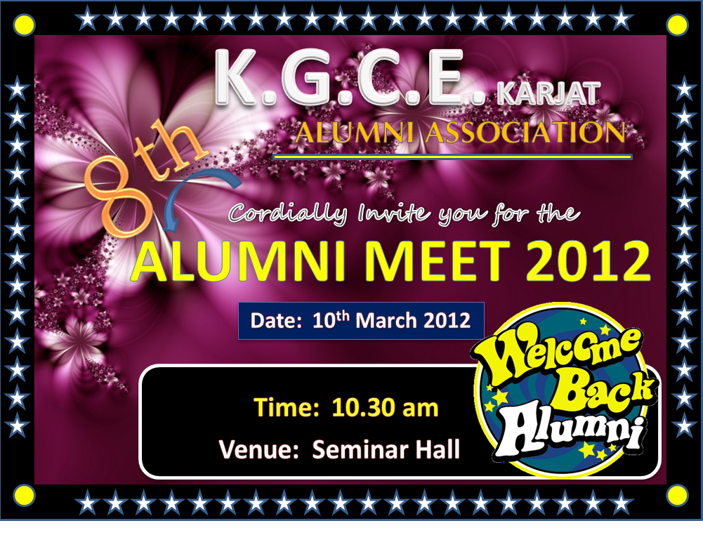 KONKAN GYANPEETH COLLEGE OF ENGINEERING, *********( ALUMNI ASSOCIATION ...