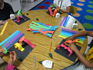 ChumleyScobey Art Room: Paper Line Sculpture