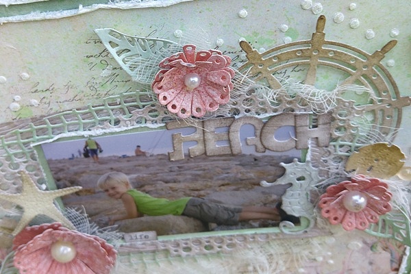 Amy's Pretty Papers: The Beach Life 8x8 Layout for ***Cheery Lynn ...
