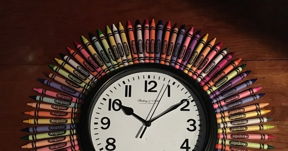 Classroom Crayon Clock