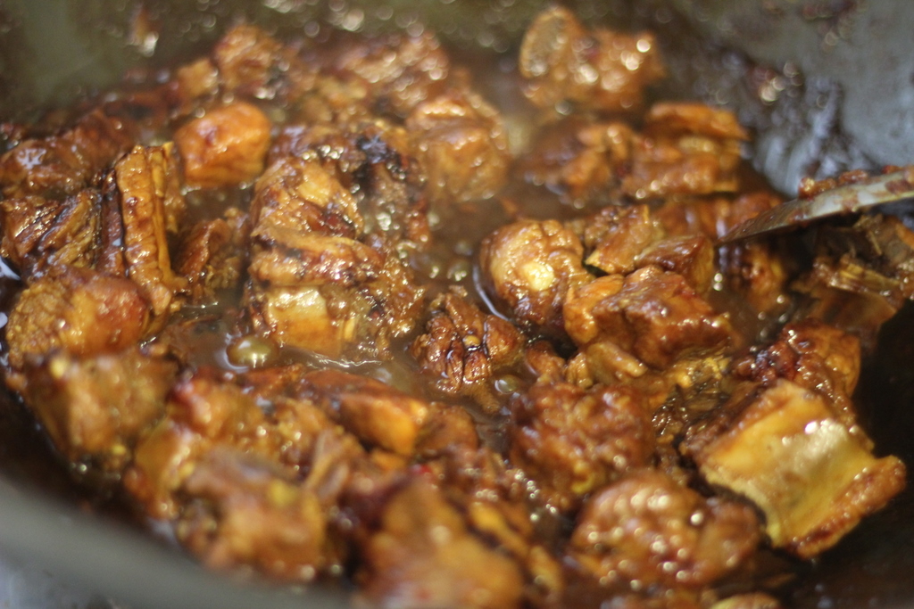 Braised Pork Ribs in Black Bean Sauce - The Food Canon