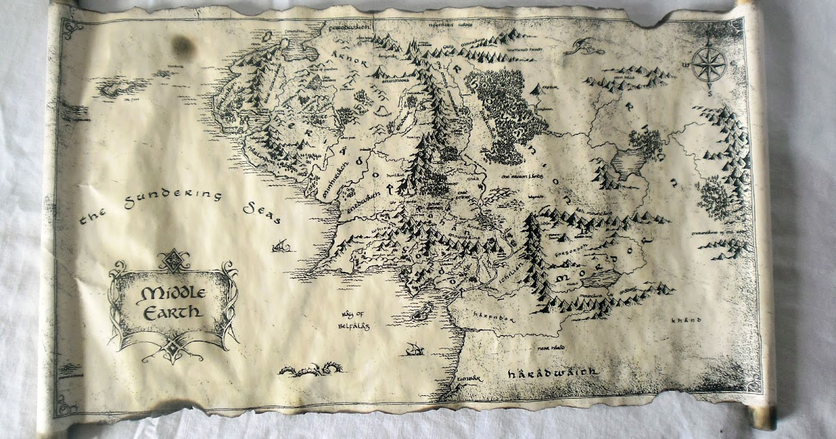 Middle Earth Map The Hobbit