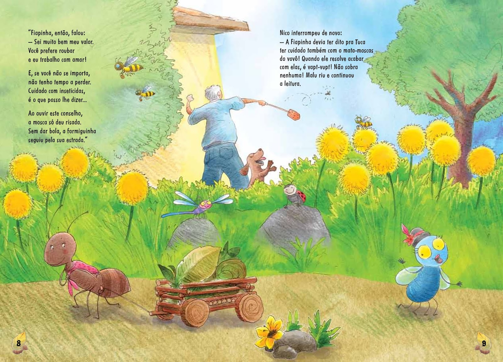 LIVRO A FORMIGA E A MOSCA.