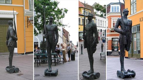 Surviving in Odense: Hans Christian Andersen's statues in Odense