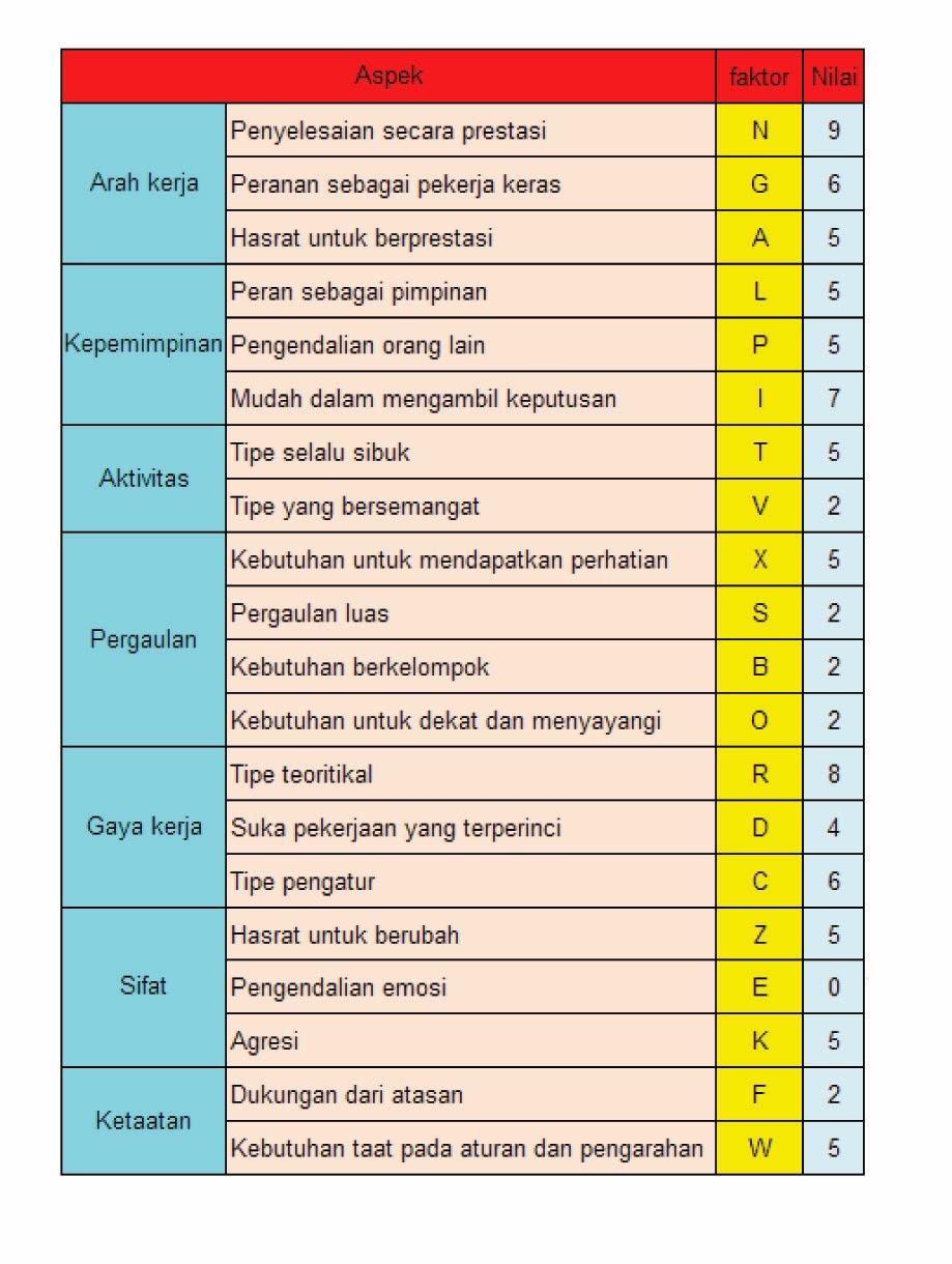 Software Psikotes Papi Kostick