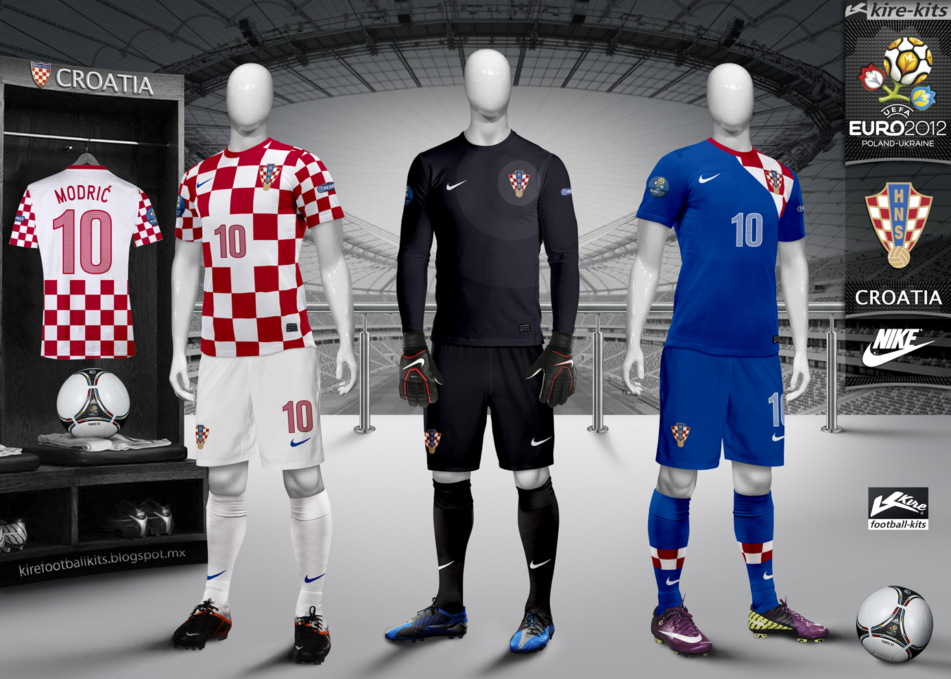 Croatian 2014 World Cup Home & Away kits released : r/soccer