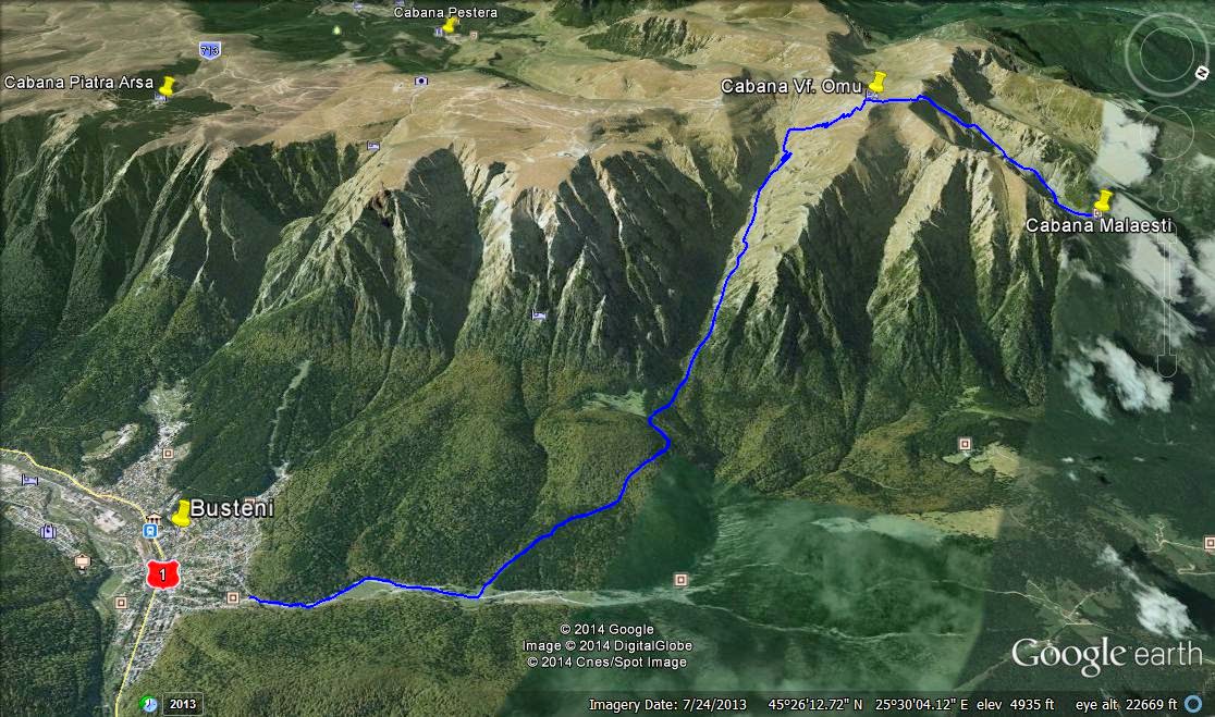 Munţomanul: BUCEGI: Traseu 3 zile: Sinaia - Poiana Stanii - Piatra Arsa ...