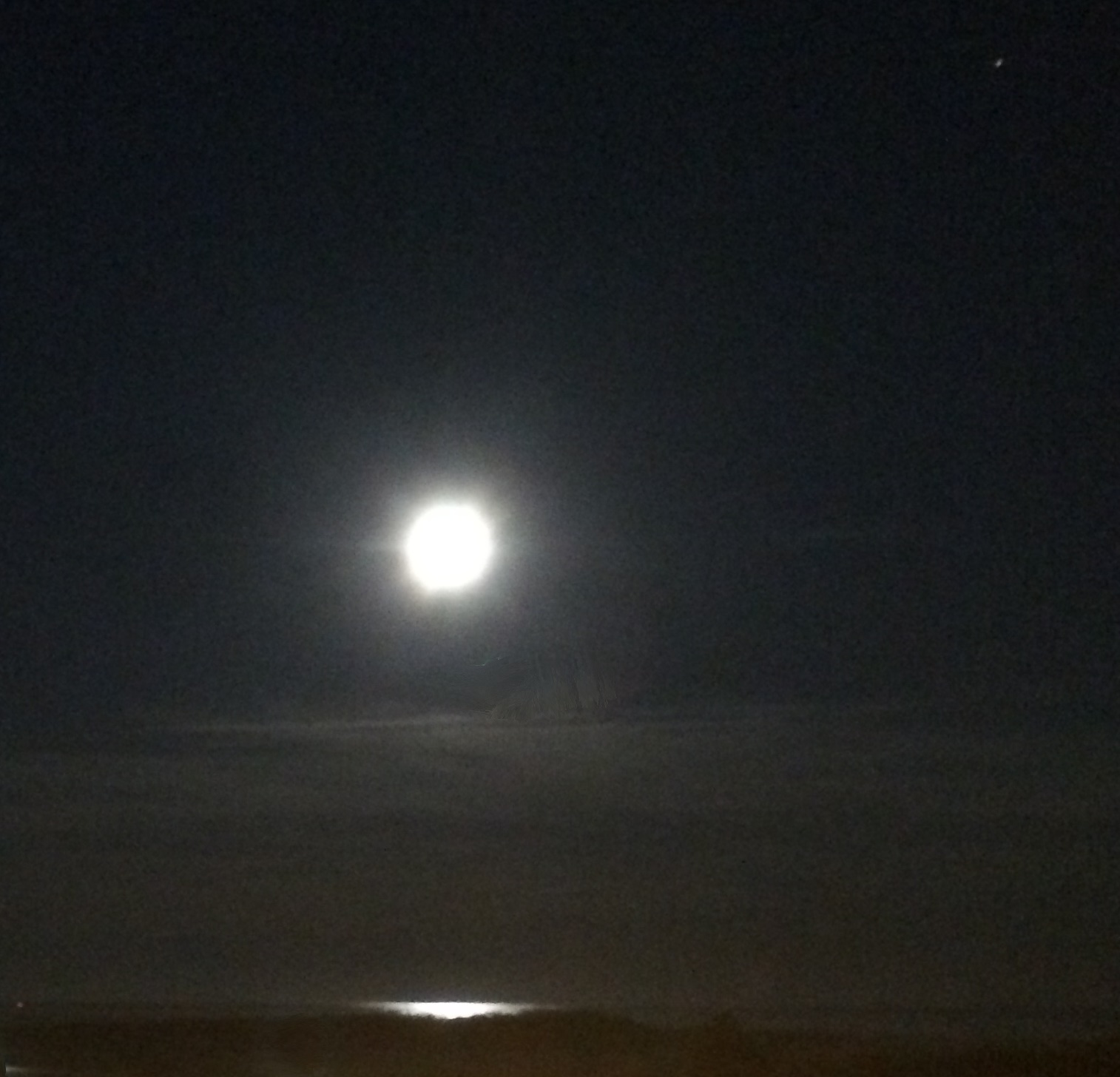 Gone To The Beach: A Walk and a Blueberry Moon