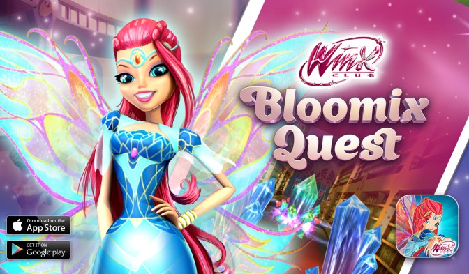 Banner de la app Winx Club Bloomix Quest ~ My Winx Club-Pretty!*.