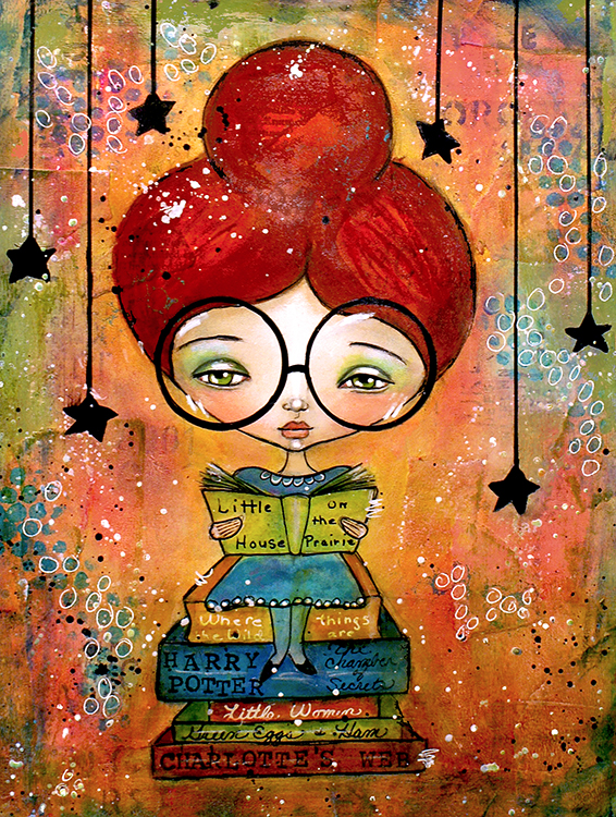 Adventures in Art: Bookworm Girl