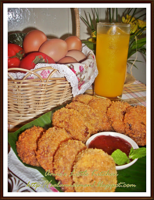 Pegedil Daging Kisar - Amie's Little Kitchen