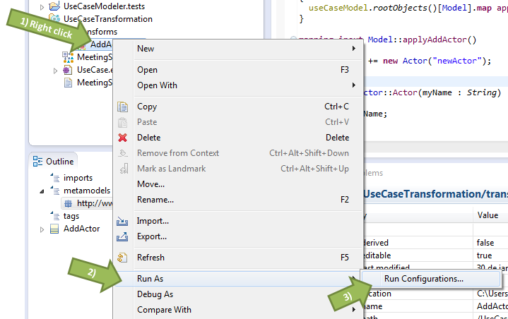 Requirements Programmer: QVT transformations with Eclipse [tutorial]