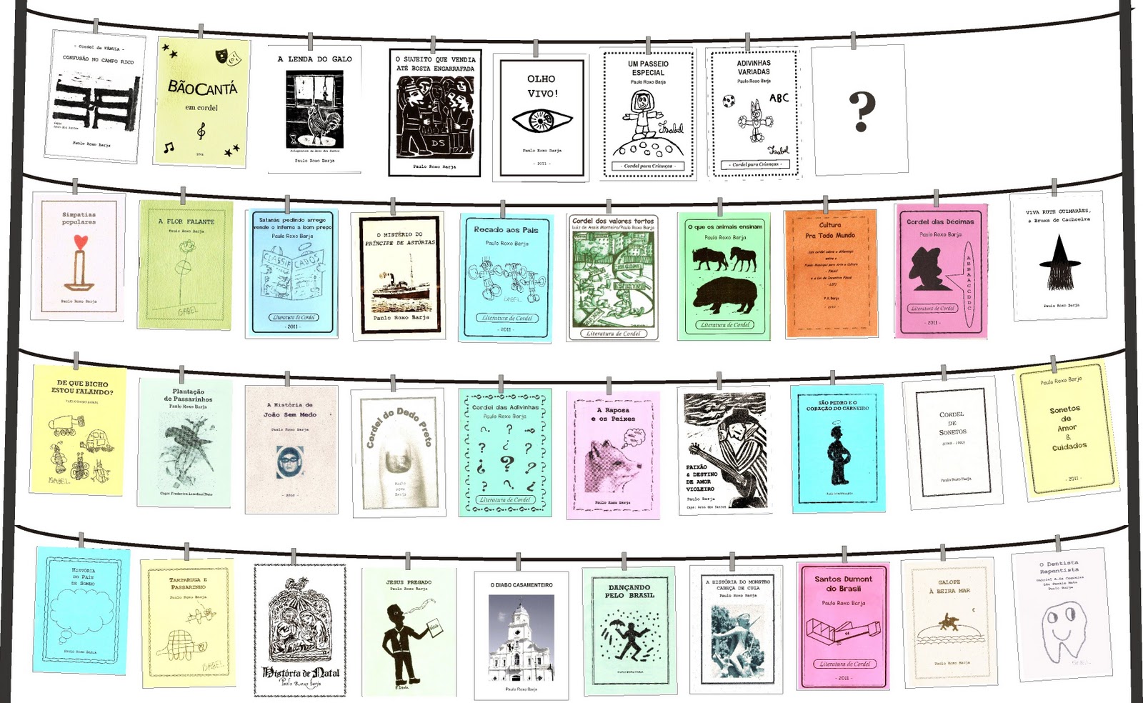 Arte, Cidadania, Comunicação: Cordéis Joseenses - Varal