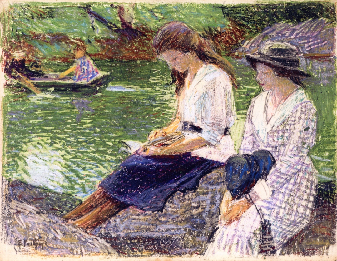 Reading and Art: Edward Henry Potthast