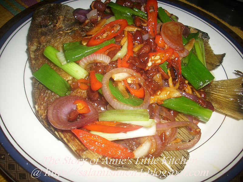 Ikan Bunak Goreng Taucu - Amie's Little Kitchen