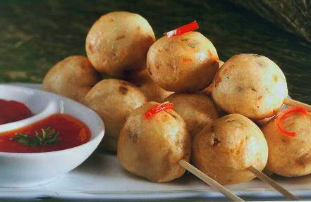 Resep dan cara membuat Sate Bakso Ikan | Menu Mantab