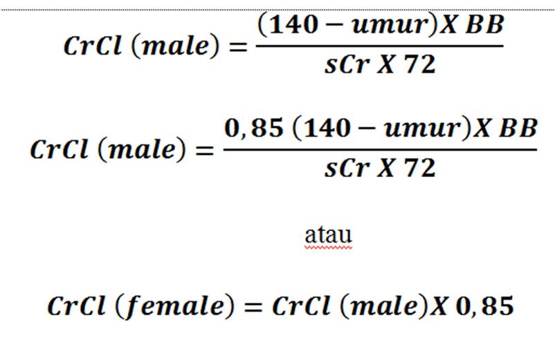 KAMPUS FARMASI: ESTIMASI KLIRENS KREATININ