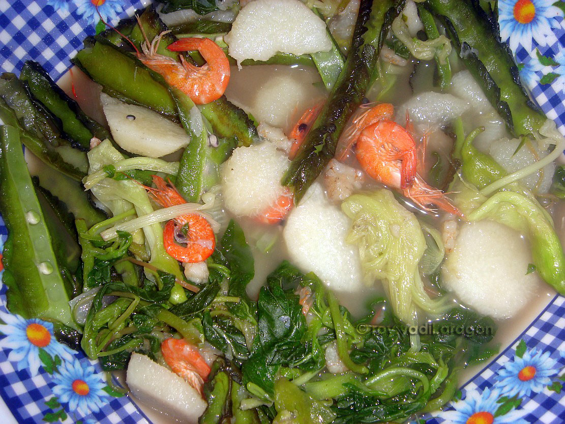 baradibud a tugi, lesser yam vegetable stew ~ PINAKBET REPUBLIC