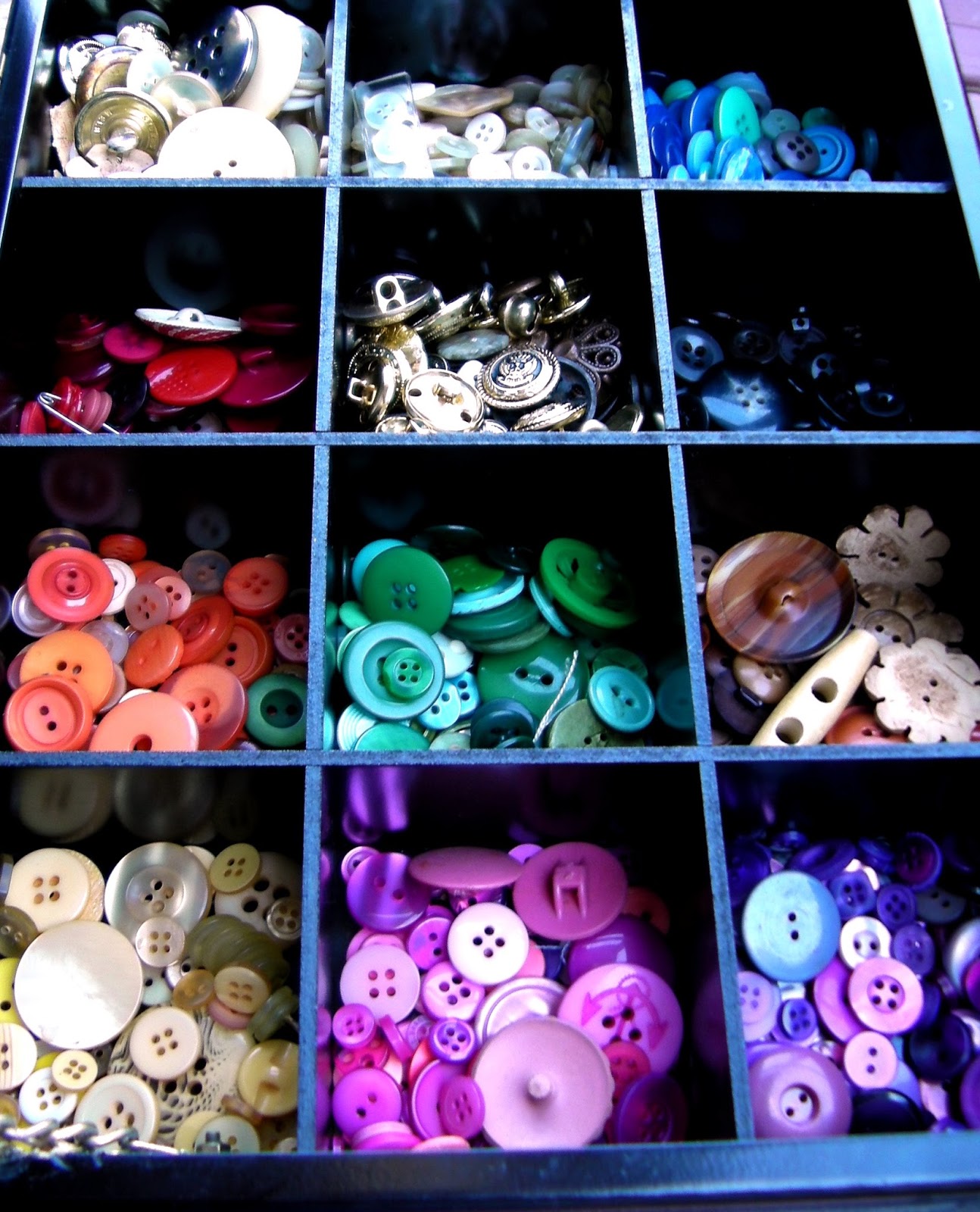 Hinterland Mama: Thought I'd make a Rainbow Button Doll, from ...