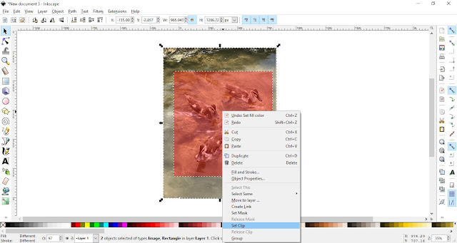 How to crop an image in Inkscape | Design Bundles